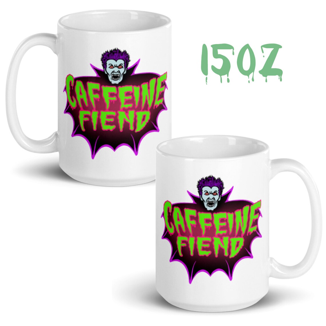 Vampire Coffee Mug/ Funny Mug/ Dracula Gift/ Halloween/ - Etsy