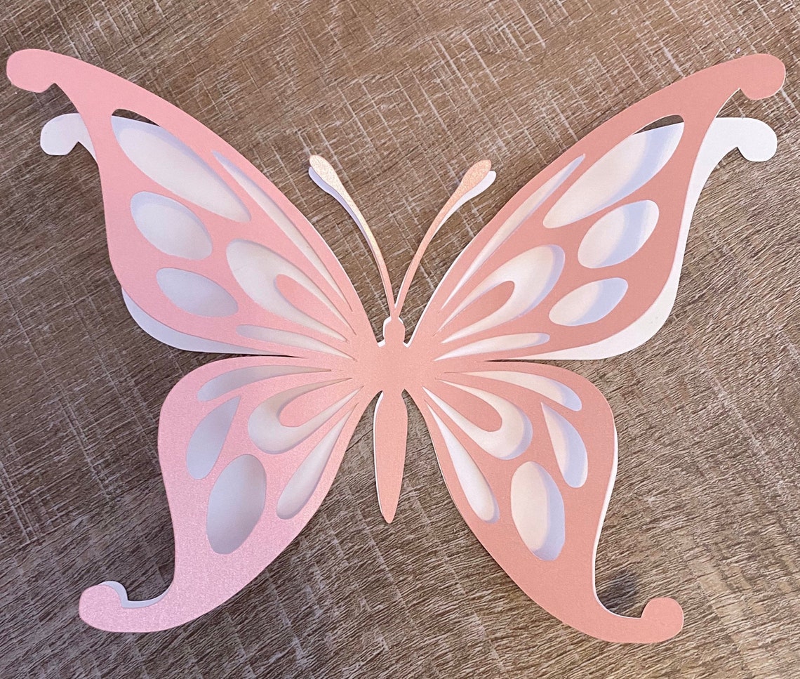 PAPER FLOWERS With BUTTERFLIES Party Birthday Wedding | Etsy