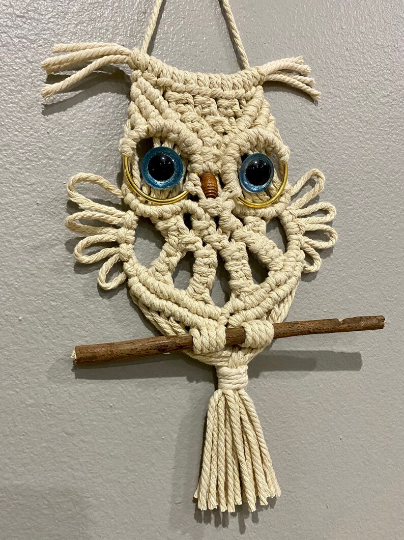 Macrame Owl, Wise Owl, Nursery Decor, Wall Hanging, Wall Decor - Etsy