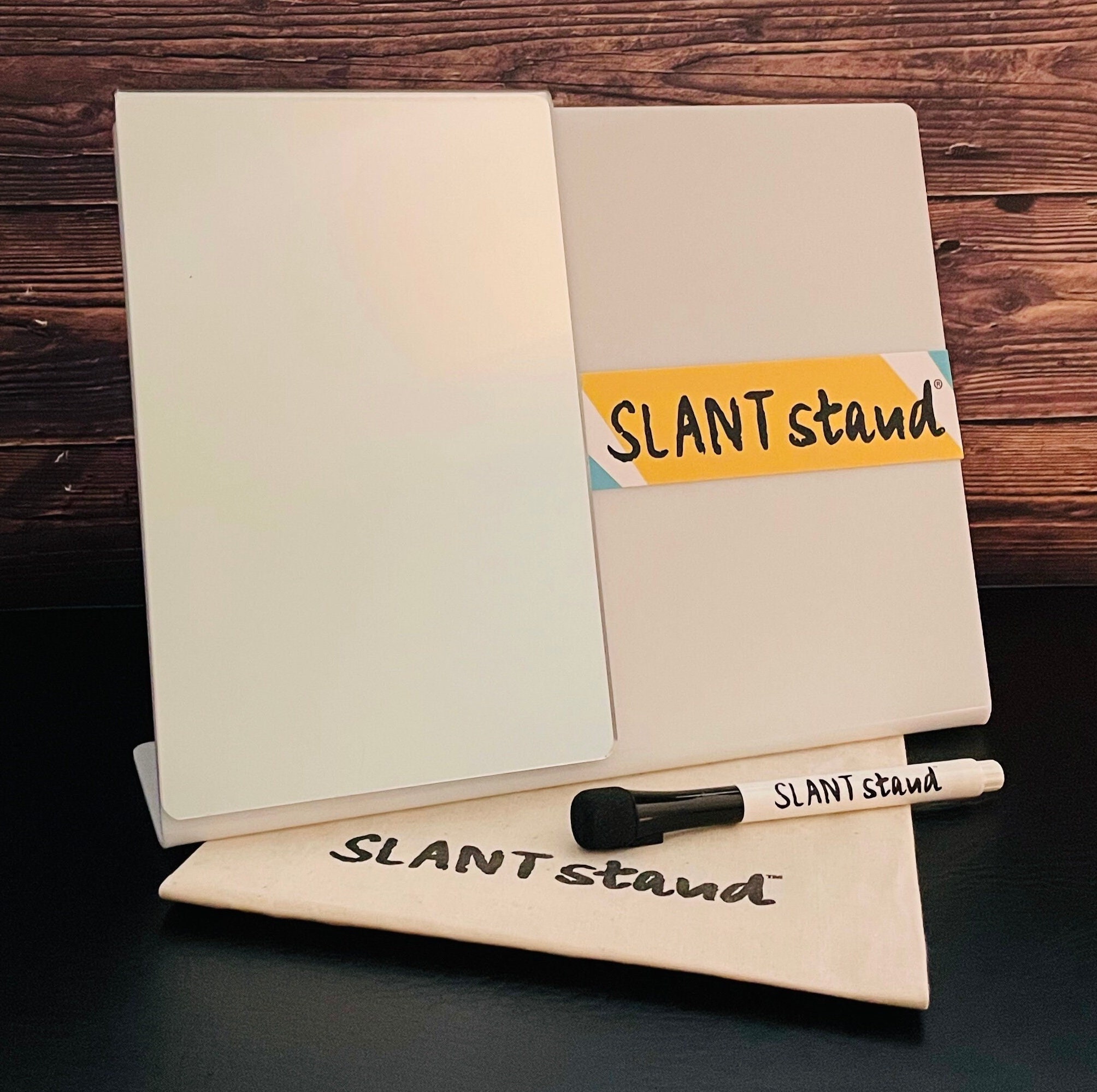 Large Horizontal SLANT Stand With Half Mirror (item # 007) - Etsy