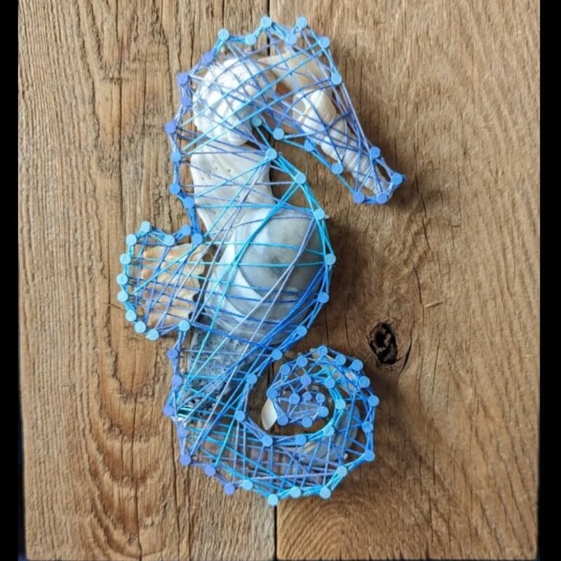 Seahorse String Art - Etsy