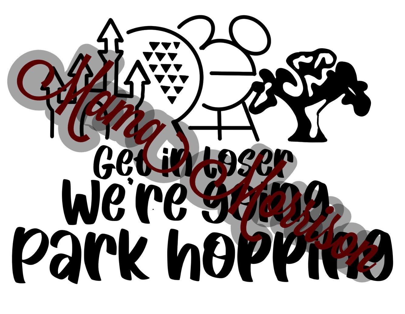 Get In, We’re Going Park Hopping! Svg - Etsy