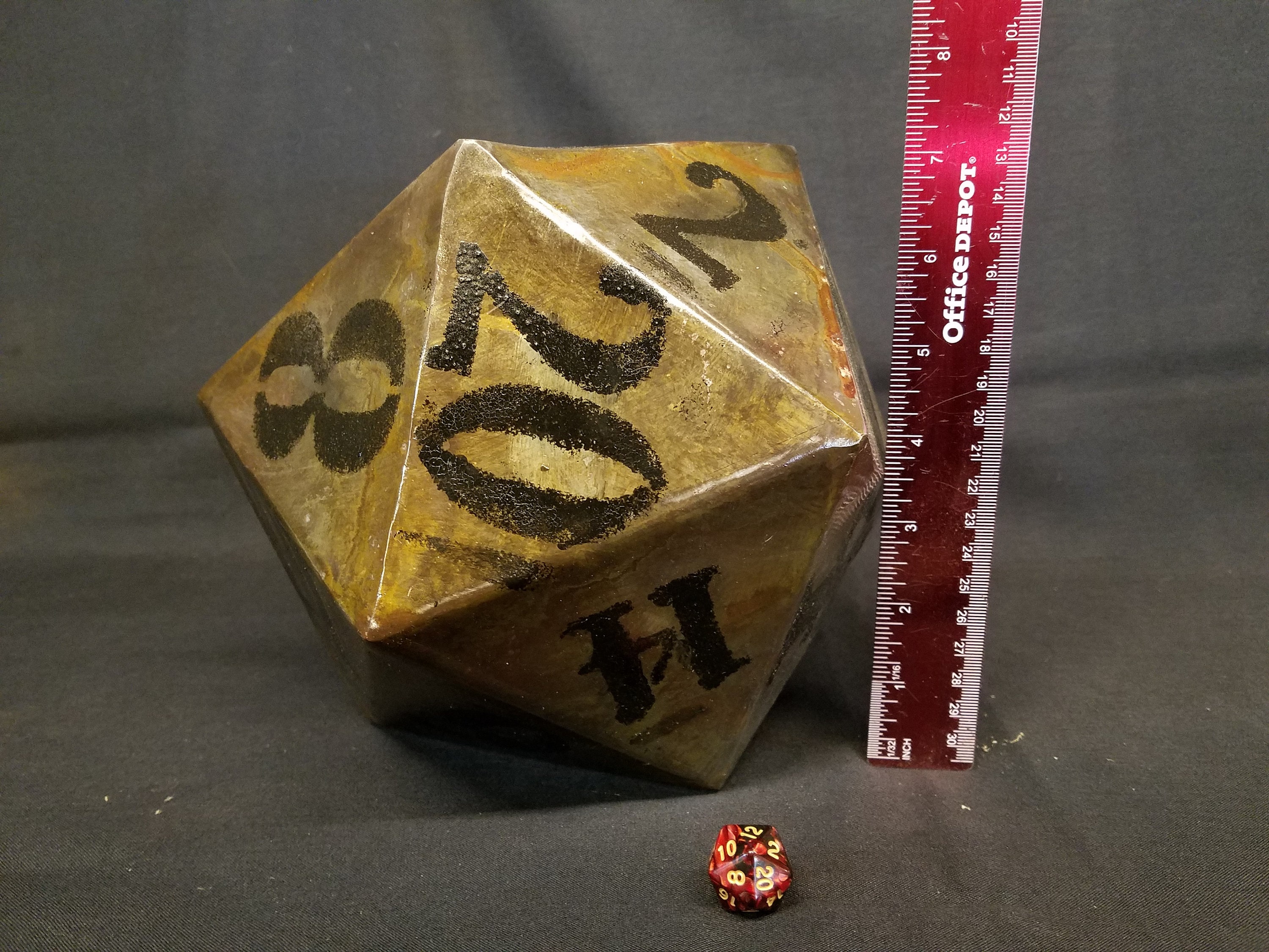 Post-apocalyptic D20 Dice - Etsy