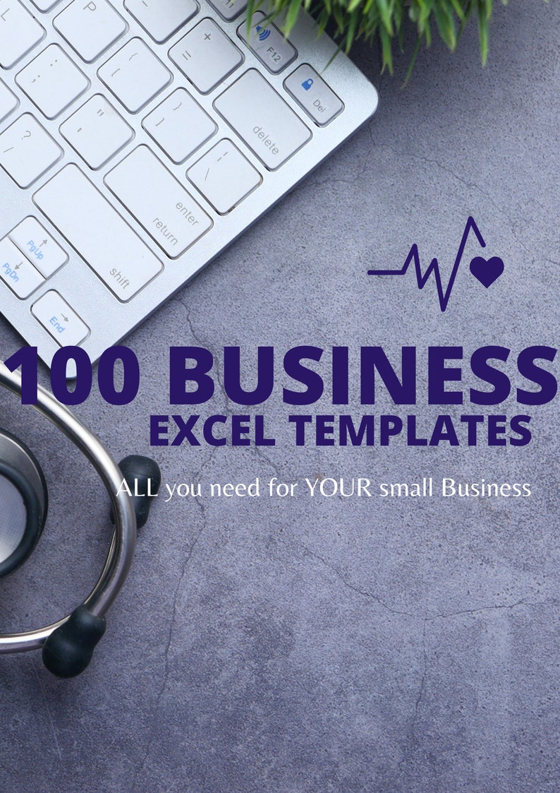 100 Business EXCEL TEMPLATES for Small Business - Etsy