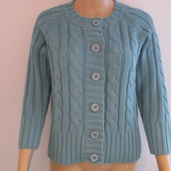 Chunky Knit Cardigan - Etsy