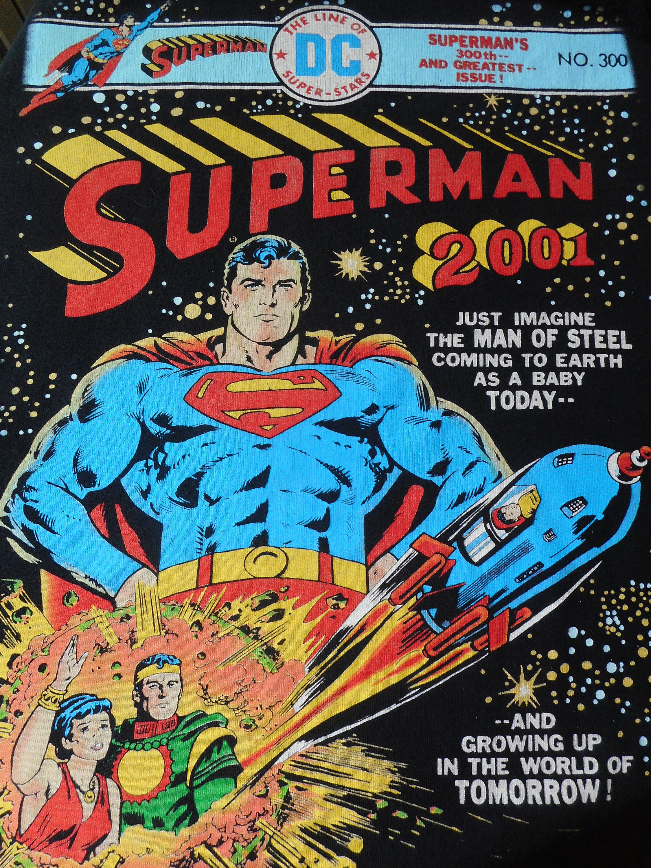 Vintage Superman Tee T-shirt Superman Man of Steel Vintage 2001 Graphic ...