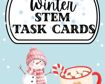 Winter STEM Activities Challenges - December STEM Snowglobe Gingerbread ...