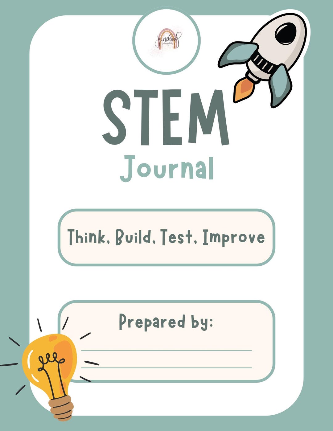 STEM Reflection Journal | Printable STEM Notebook Pages | Engineering ...