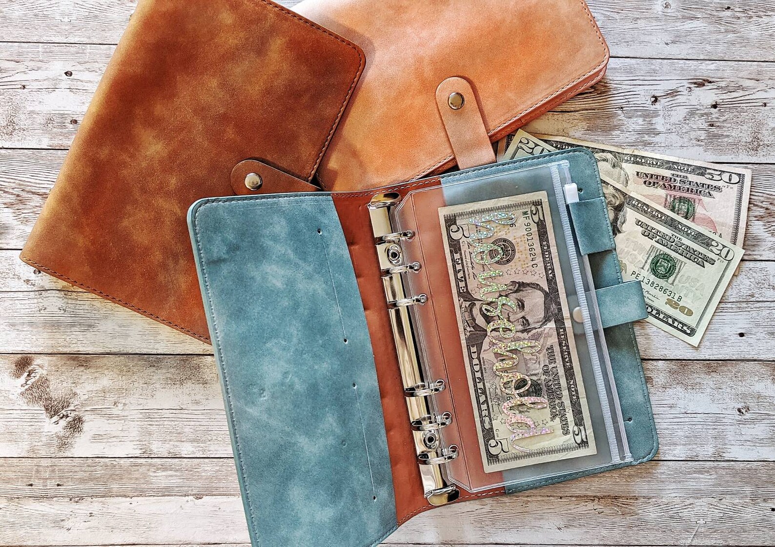 Cash Envelope System A6 Binder Clear Envelopes Laminated - Etsy