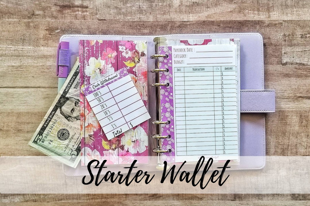 Budget Wallet, A6 Binder, Laminated Cash Envelopes, Dave Ramsey, Kate ...