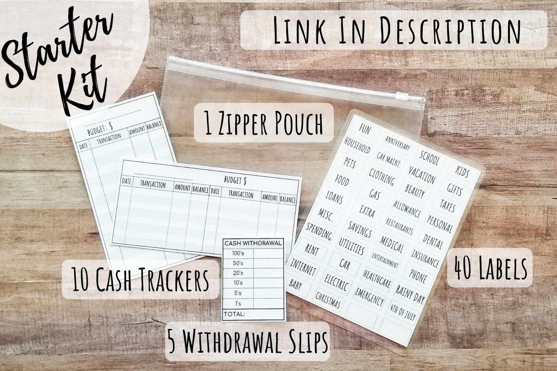 Cash Envelope System Laminated Cash Envelopes Budget | Etsy