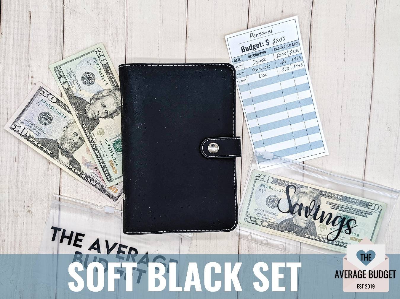 Cash Envelope System A6 Binder Clear Envelopes Laminated - Etsy