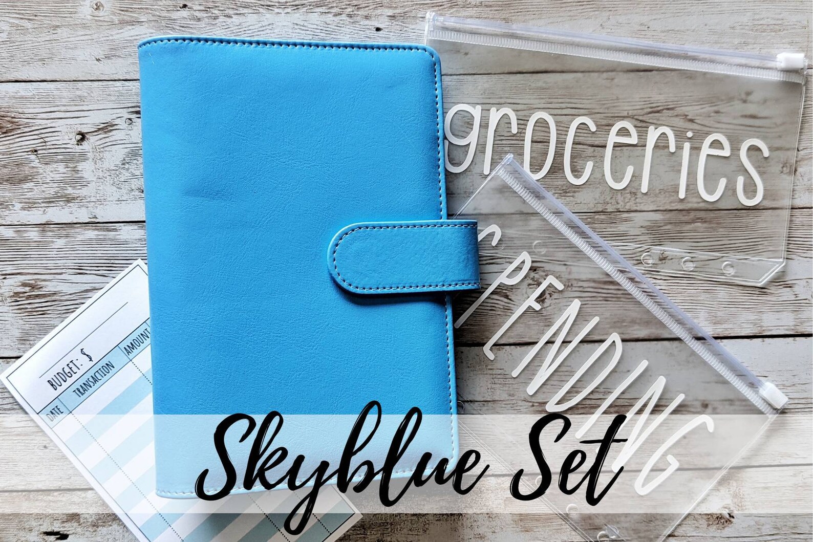 Cash Envelope System A6 Binder Clear Envelopes Laminated | Etsy