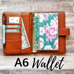 Cash Envelope System Wallet, A6 Binder, Laminated Cash Envelopes, Dave ...