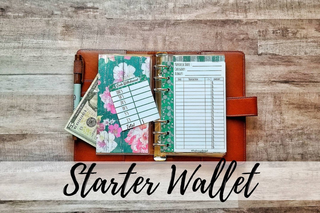 Cash Envelope System Wallet, A6 Binder, Laminated Cash Envelopes, Dave ...