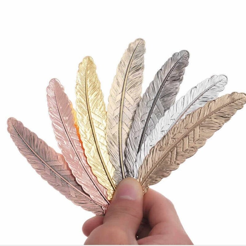 Feather Bookmarks - Etsy