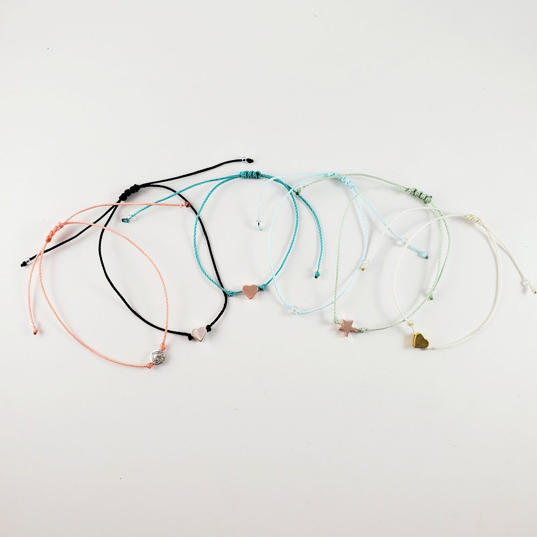 Design Your Own Adjustable String Bracelet/custom Friendship Bracelets ...