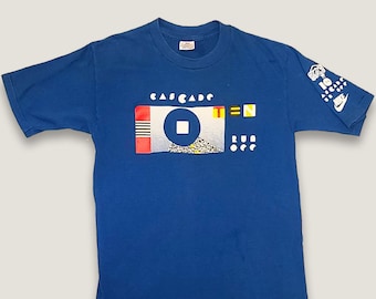 Rare 80's 90's Cascade Run off Race Long Sleeve Shirt T-shirt Size M ...