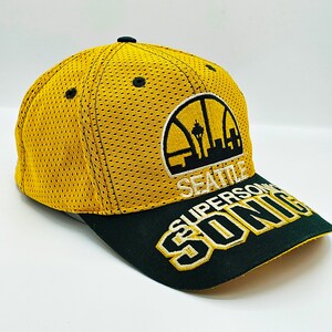 Seattle Super Sonics Vintage 90s the Game Snapback Hat - Limited ...