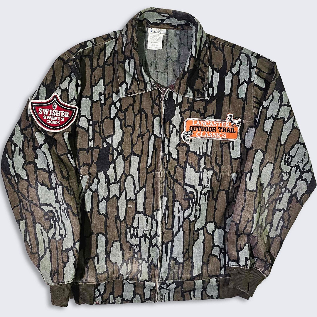Swisher Sweets Vintage 80s Tree Bark Camo Jacket - Lancaster Outdoor ...