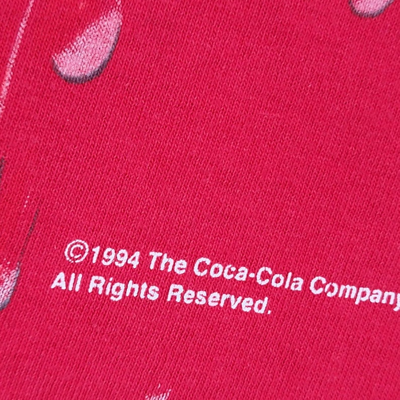 Coca Cola Vintage 90s Coke Can T-shirt Single Stitch Red Tee - Etsy
