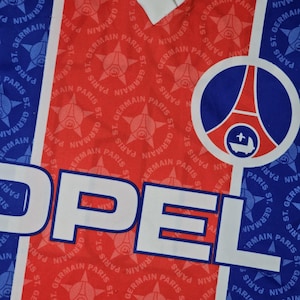 PSG Vintage 90s Patrice Loko Fan Soccer Jersey - Paris Saint Germain ...