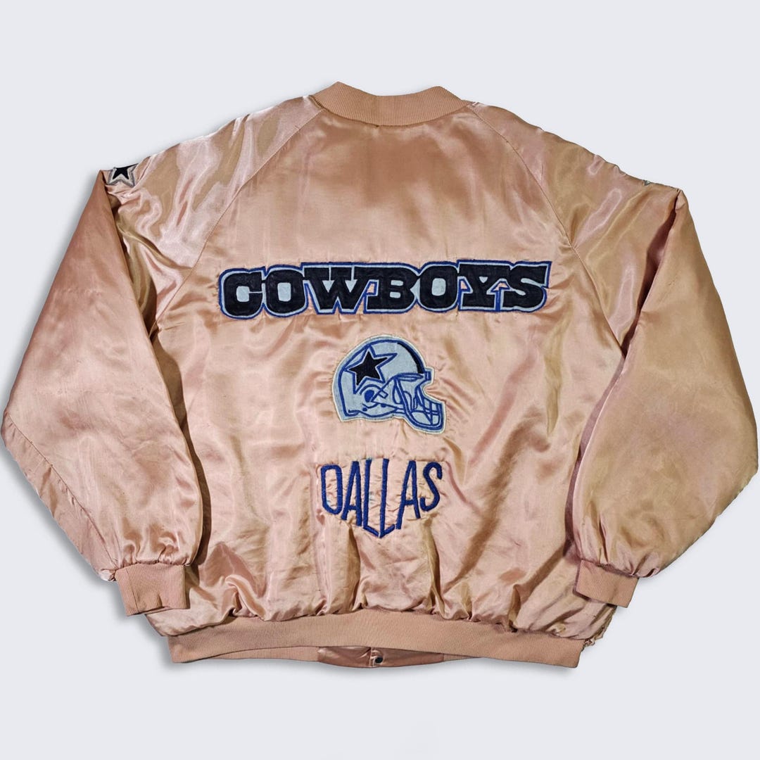 Dallas Cowboys Vintage 80s Juanita Custom Satin Bomber Jacket - NFL ...