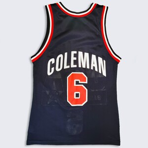 USA Basketball Vintage 90s Derrick Coleman Champion Basketball Jersey ...