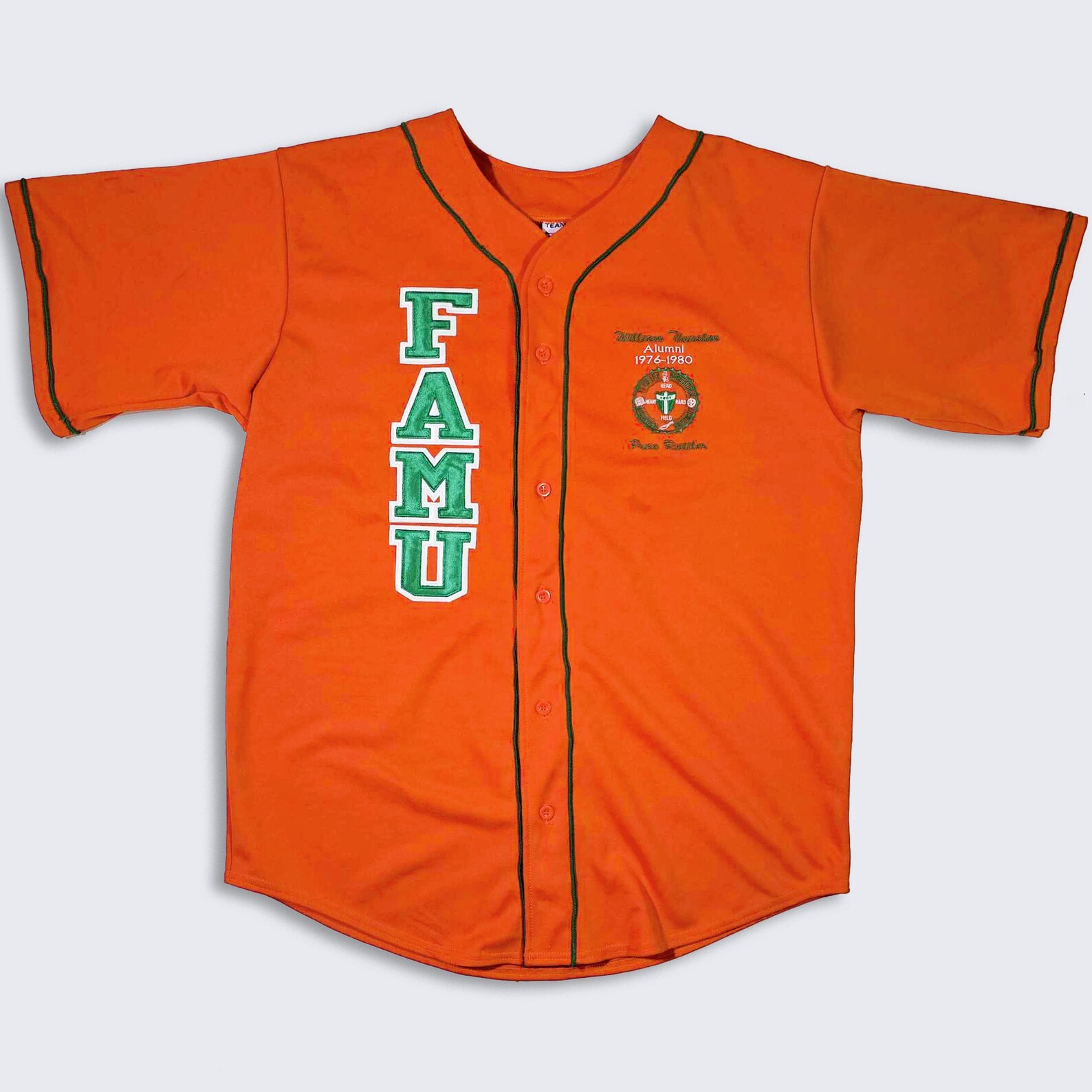 FAMU Rattlers Vintage 90s HBCU Alumni Baseball Jersey - Florida A&M ...