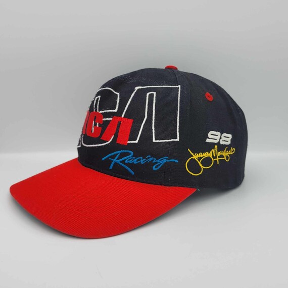 RCA Racing Vintage 90s NASCAR Snapback Hat - Jeremy M… - Gem