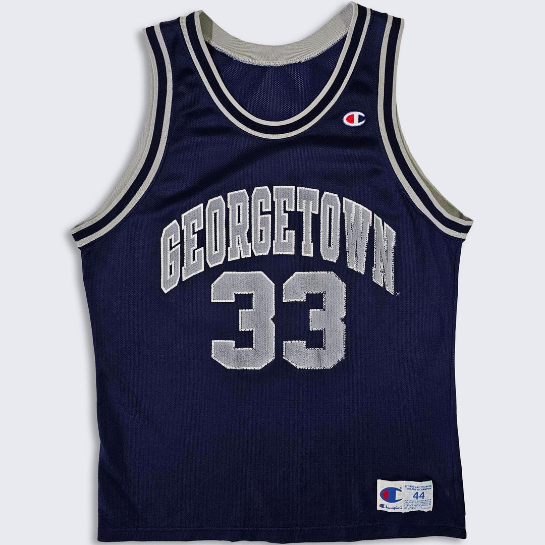 Georgetown Hoyas Vintage Patrick Ewing Champion Basketball Jersey ...