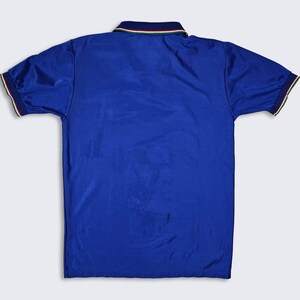 Italy Vintage 90s Diadora Soccer Jersey - Blue Color Collared Uniform ...