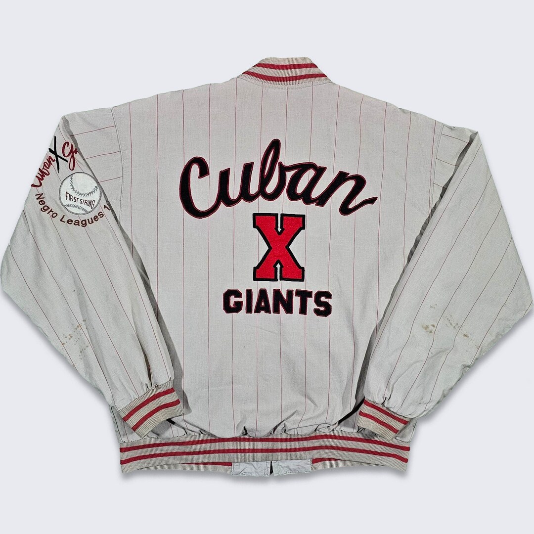 Cuban X Giants Vintage 90s Negro League Baseball Jacket Mirage First ...