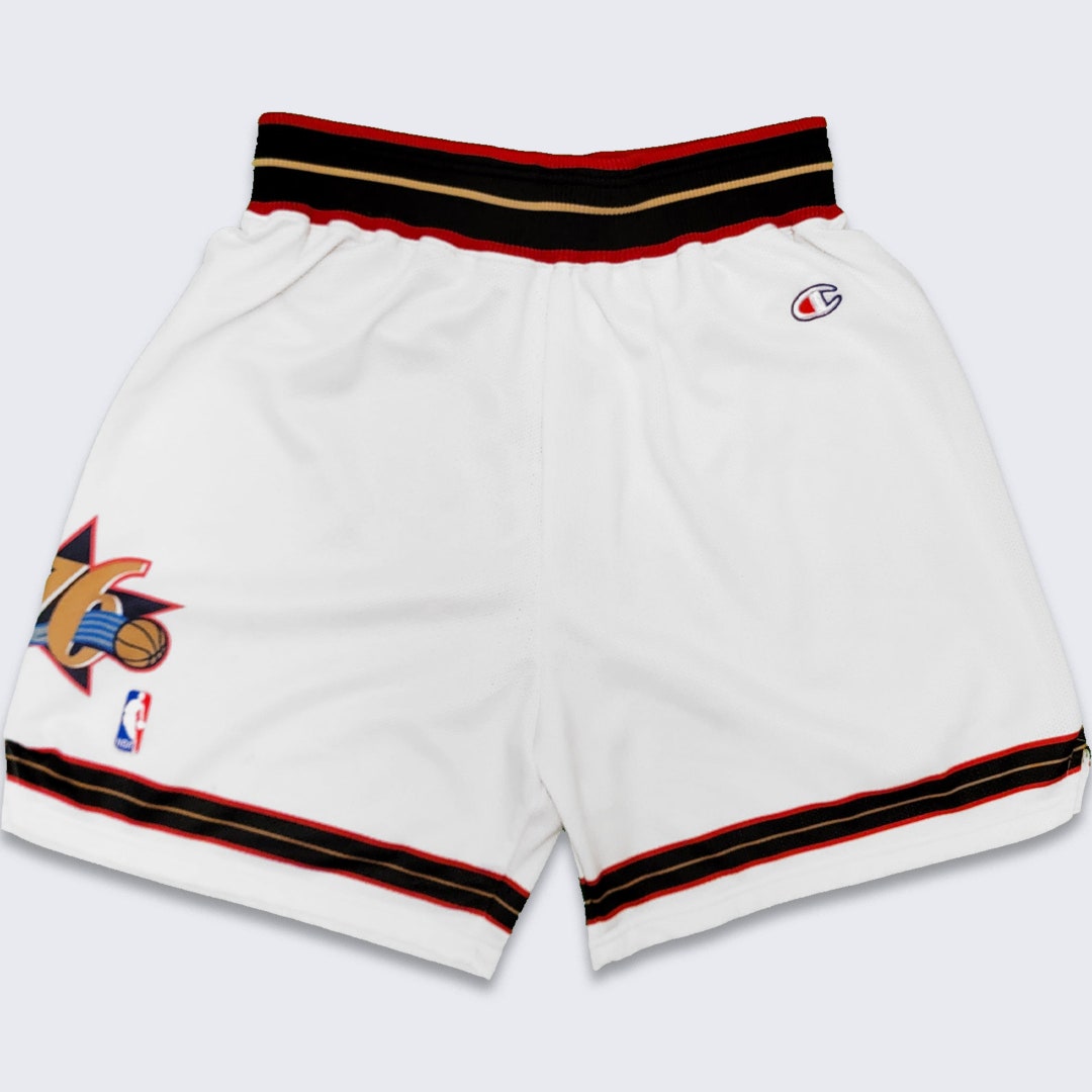 Philadelphia 76ers Vintage 90s Champion Basketball Shorts - NBA ...