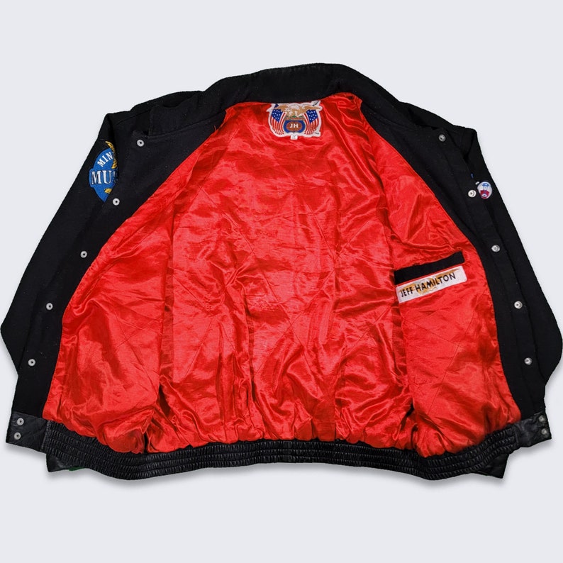 NBA ABA Patches Vintage Jeff Hamilton Basketball Jacket - Etsy