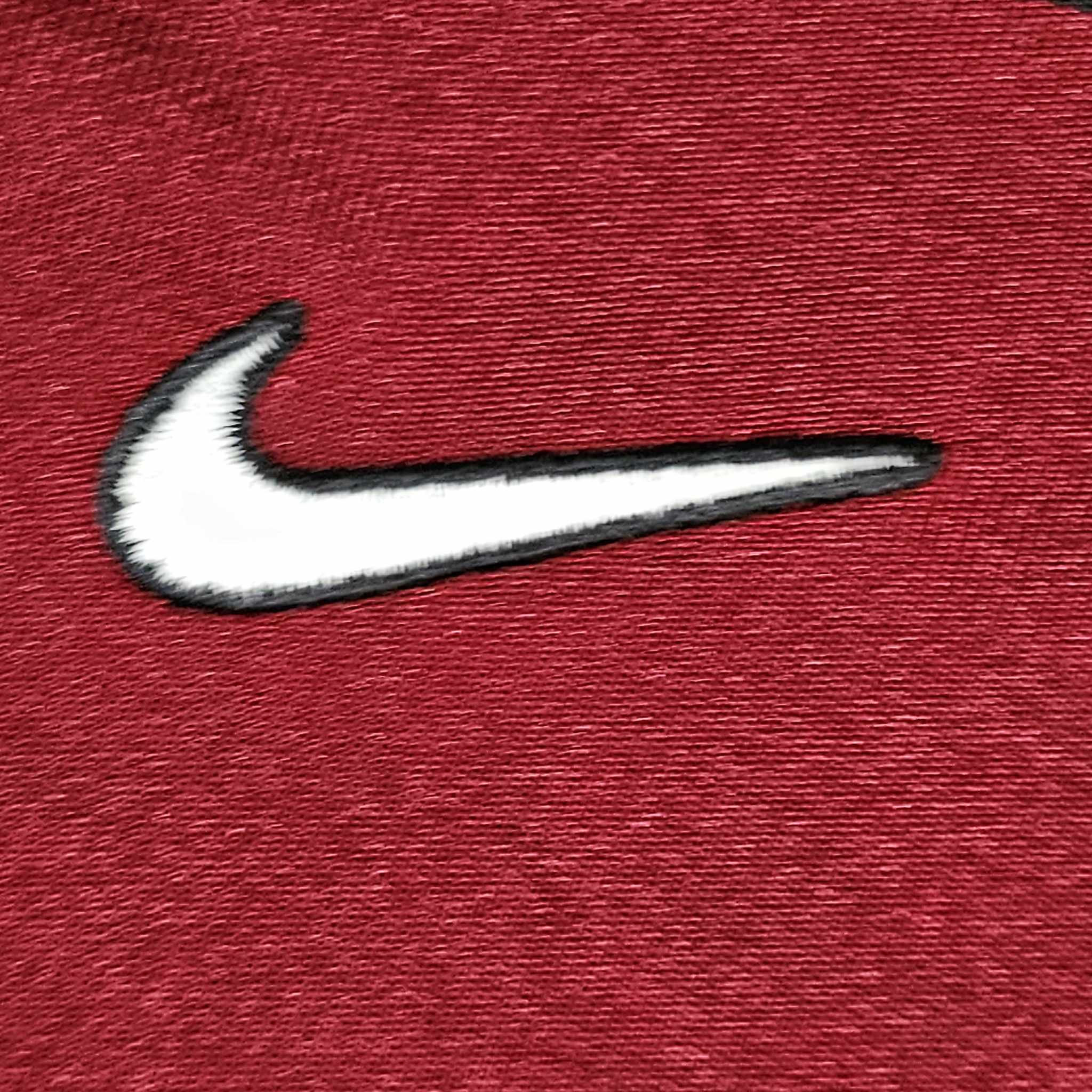 Maroon Nike Logo