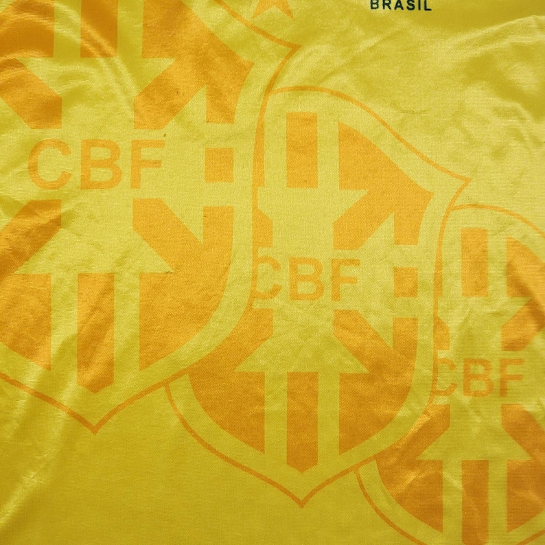 Brazil Brasil Vintage 90s Umbro Soccer Jersey - Yellow & Green Uniform ...