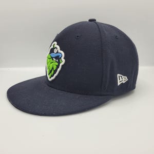 Hillsboro Hops MILB New Era Fitted Hat - Black Color Cap - Genuine ...