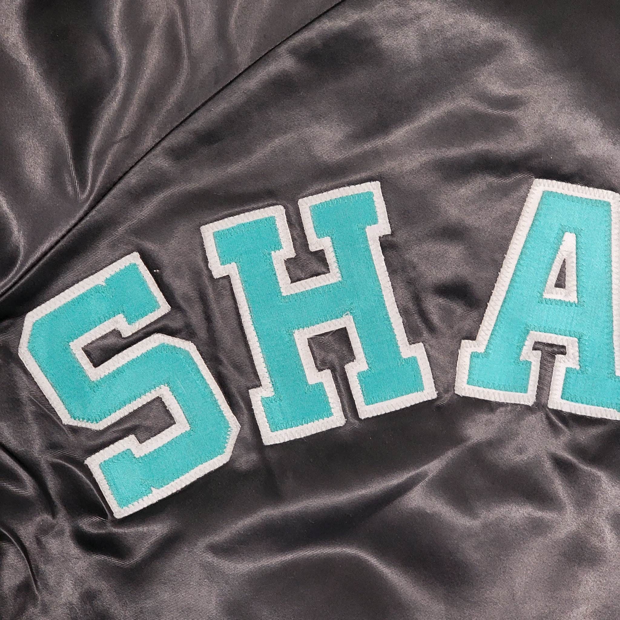 San Jose Sharks Vintage 90s Chalk Line Satin Bomber Jacket San Jose Sharks Vintage 90s Chalk Line Satin Bomber Jacket