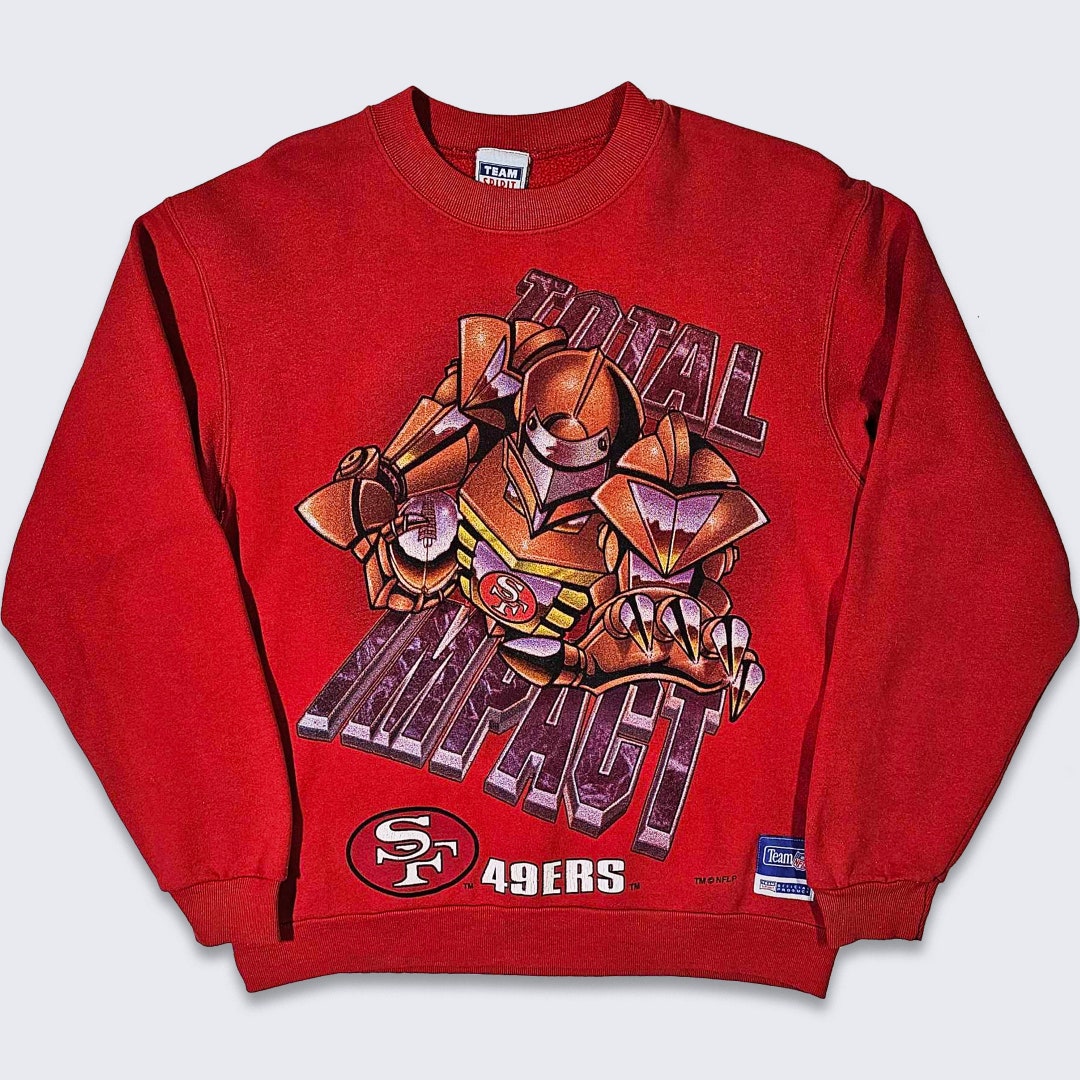 San Francisco 49ers Vintage 90s Total Impact Robot Sweatshirt - NFL ...
