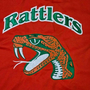 FAMU Rattlers Vintage 90s HBCU Alumni Baseball Jersey - Florida A&M ...