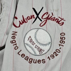 Cuban X Giants Vintage 90s Negro League Baseball Jacket Mirage First ...