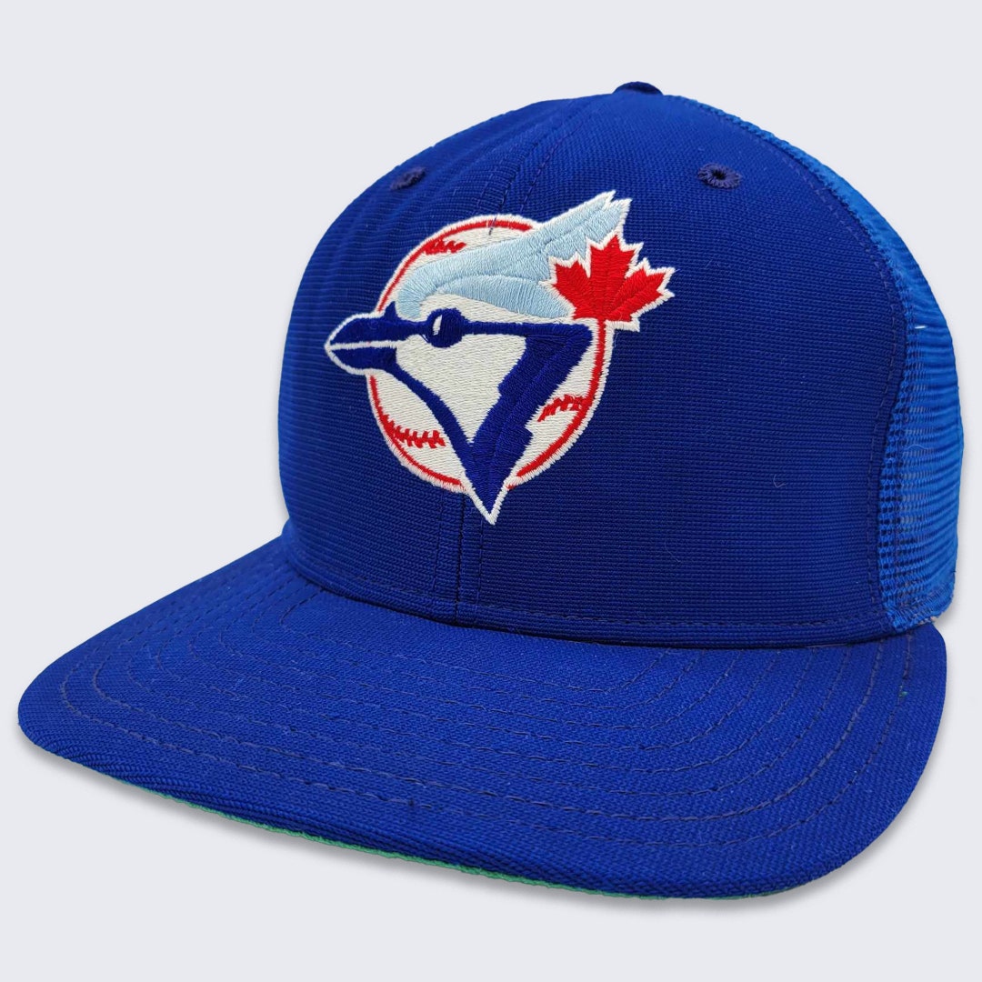 Toronto Blue Jays Vintage 90s New Era Trucker Snapback Hat - Made in ...