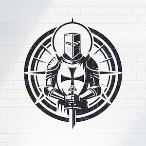 Templar Knight / SVG, PNG, JPG / Fighter Fantasy / Warrior Medieval ...