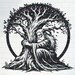 Tree Hugger Druid Pagan Celtic Shaman / SVG PNG Vector / Shirt Design ...