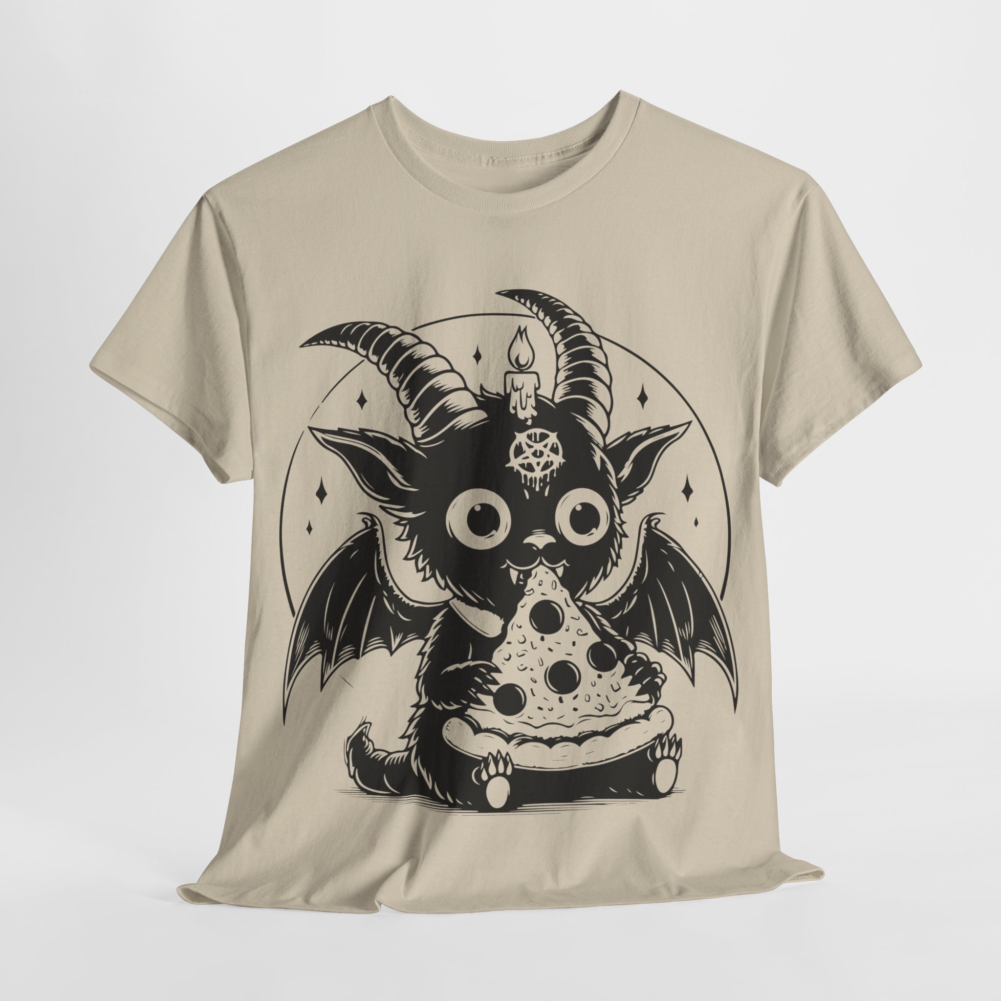 Baphomet Pizza Dripping Pentagram / SVG, PNG Vector / Satanic / Dark ...