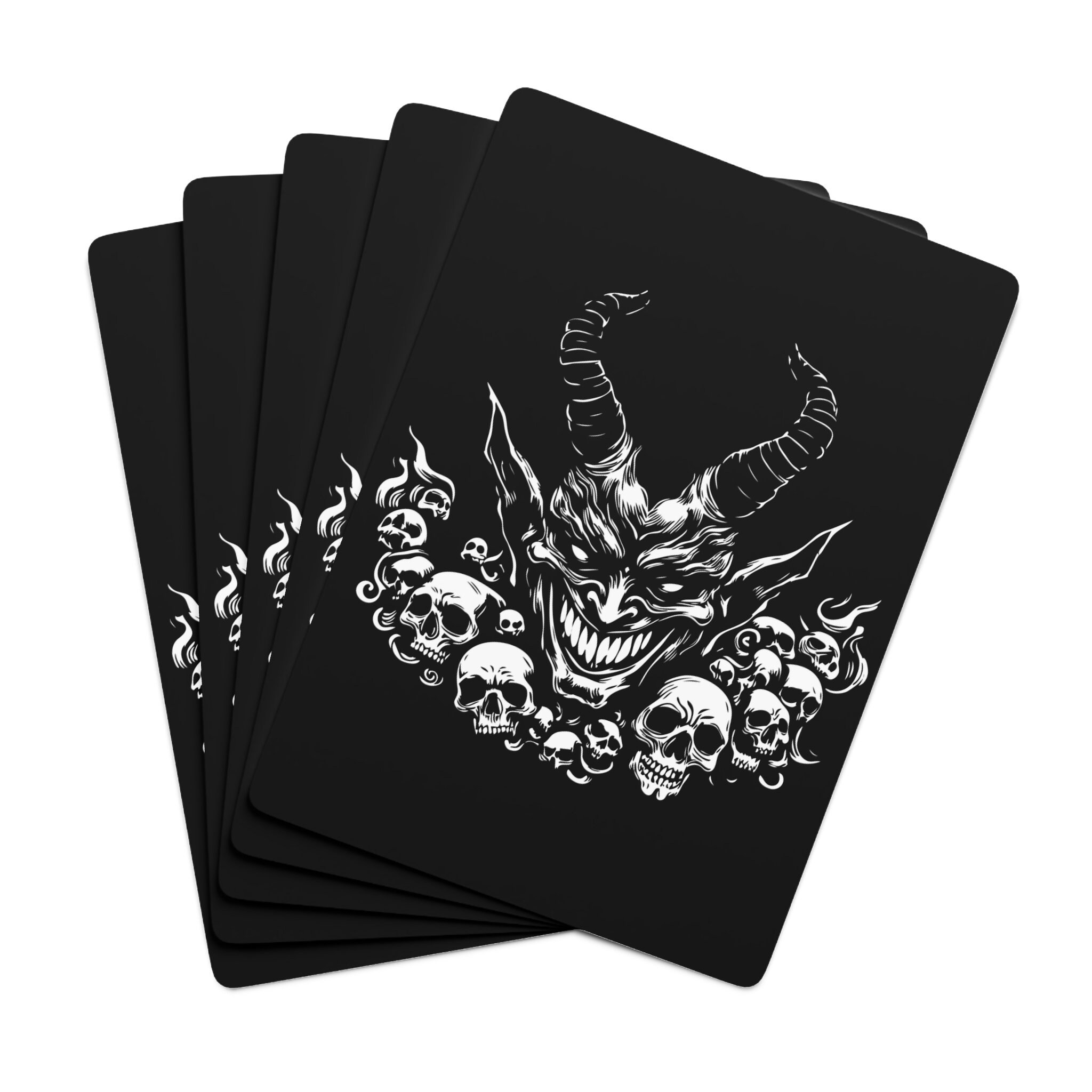 Devil Skulls Gothic / PNG Vector SVG AI / Tattoo Flash, Cricut ...
