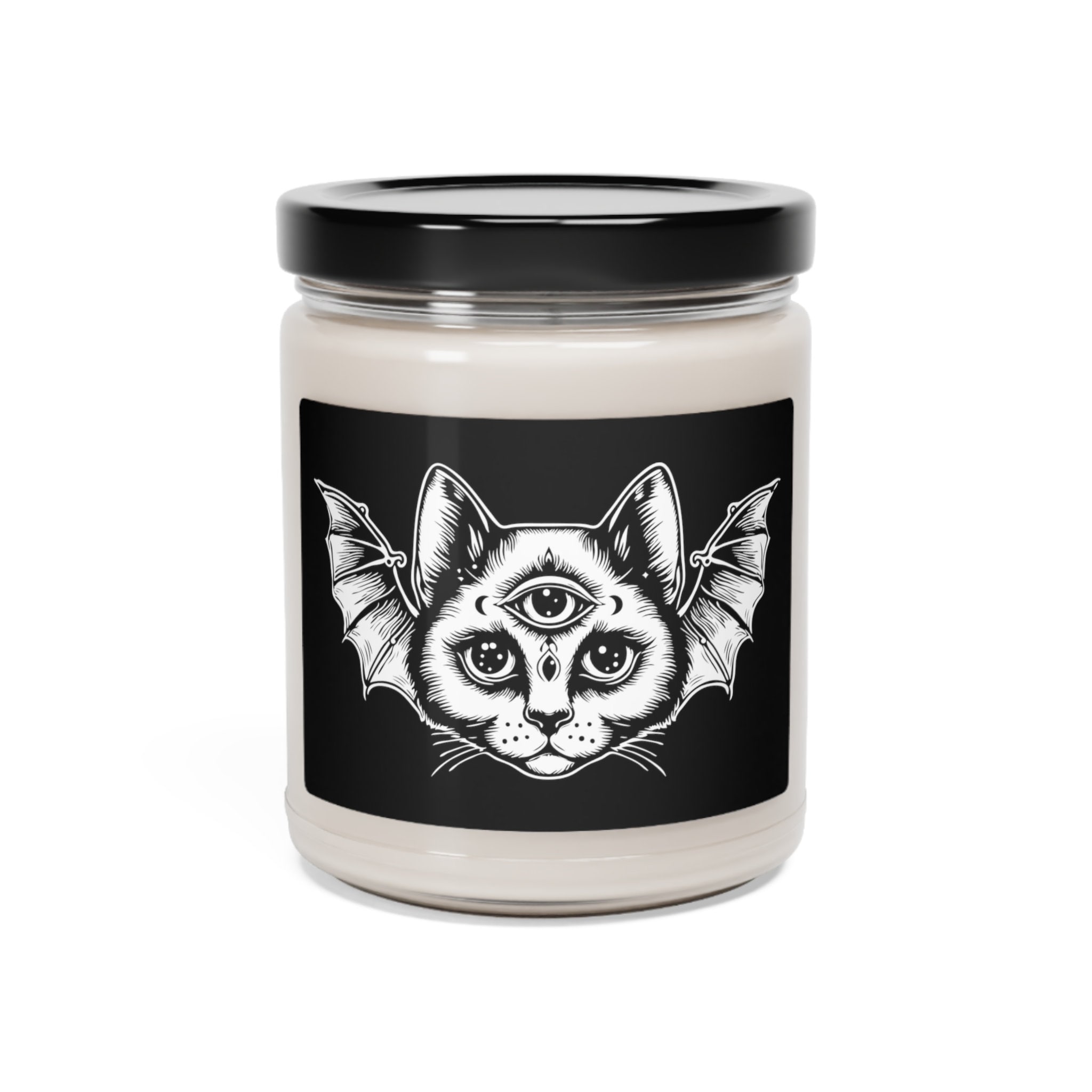 Occult Devil Kitty W/ Bat Wings SVG, PNG, JPG / Baphomet / Dark Black ...