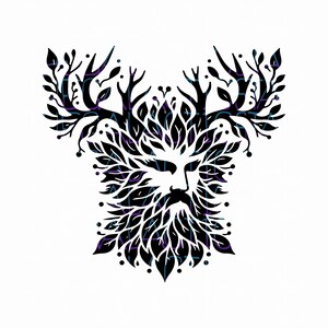 Greenman Bundle / Pagan / Medieval Celtic Design / Tattoo Flash / PNG ...