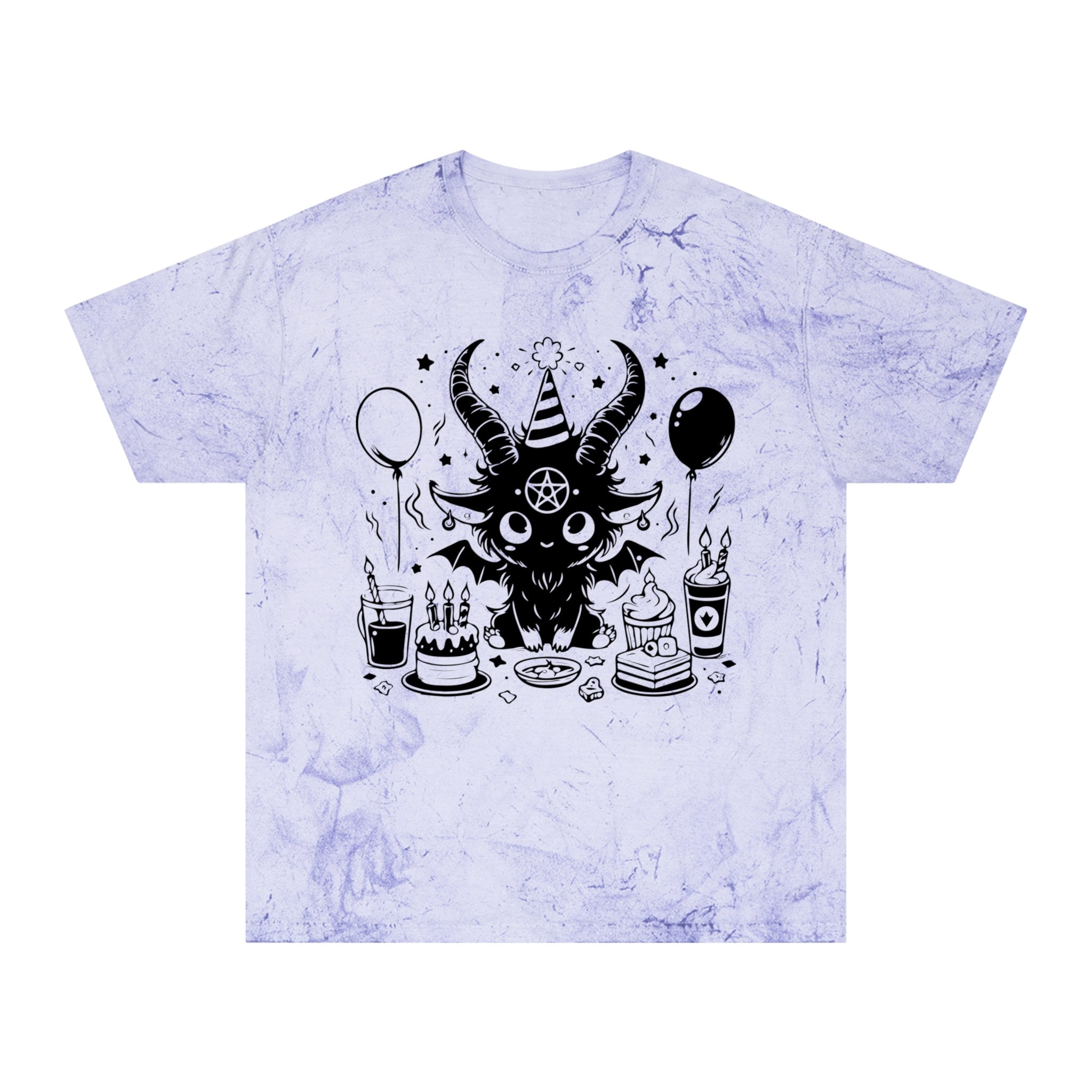 Cute Birthday Baphomet / Kawaii / Satanic Occult Design / PNG Vector ...